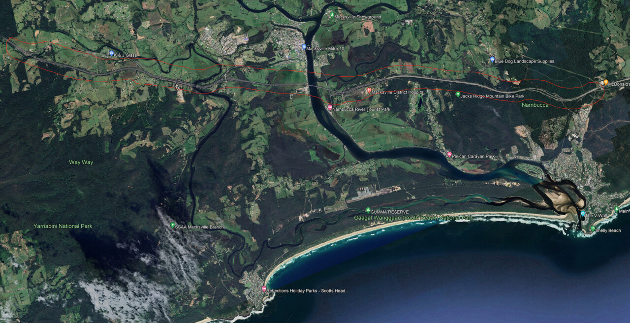 18- Nambucca, HW10, Pacific HighWay, Warrell Creek to Nambucca Heads ...